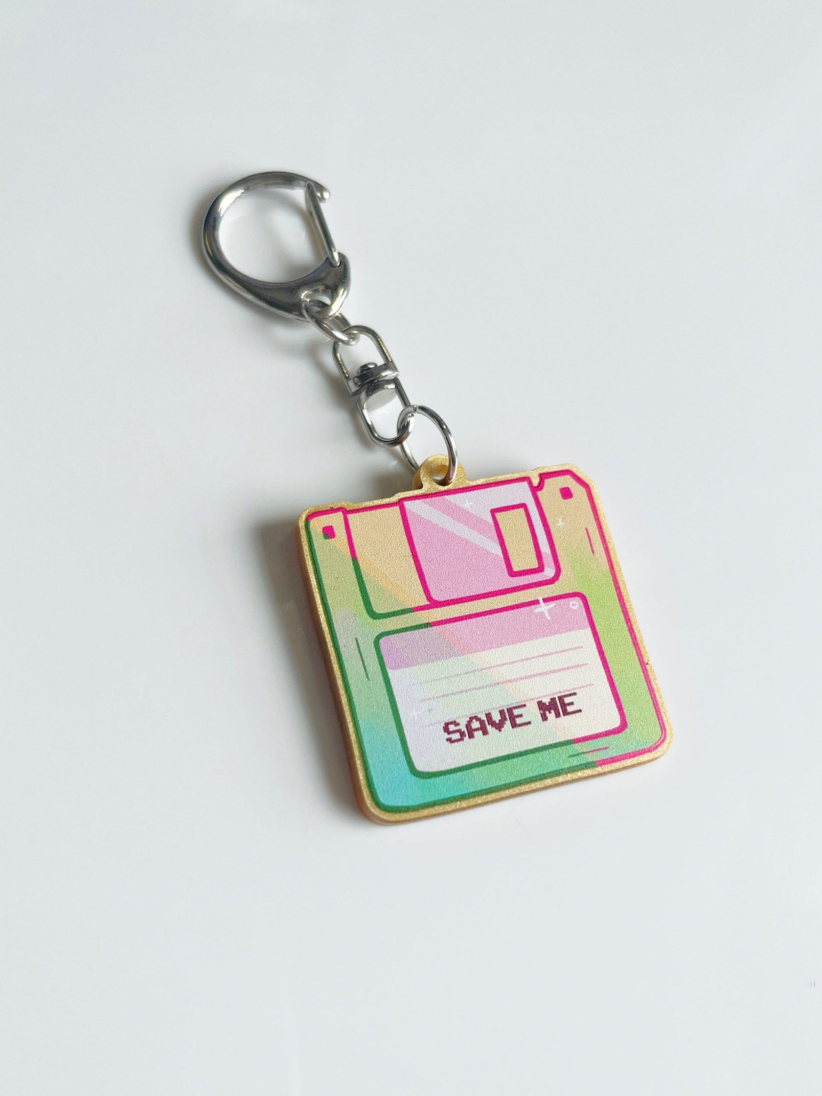 Floppy Disk Acrylic Keyring | Silverstar.nz – silverstar.nz